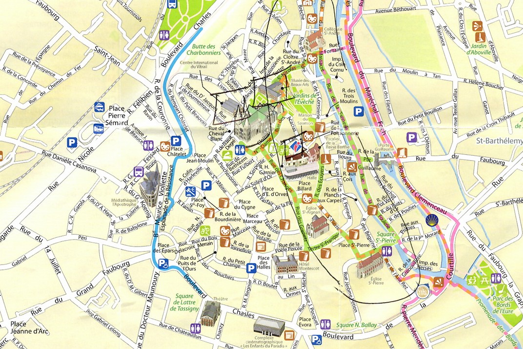 Chartres, catedral gòtica - Eure i Loir - França